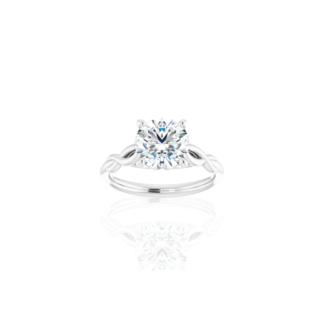 Cathedral | Delicate Infinity | Solitaire Engagement Ring – Hidden Gem ...